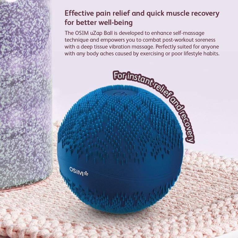 BNIB Osim uZap Ball Portable Massager, Health & Nutrition, Massage ...