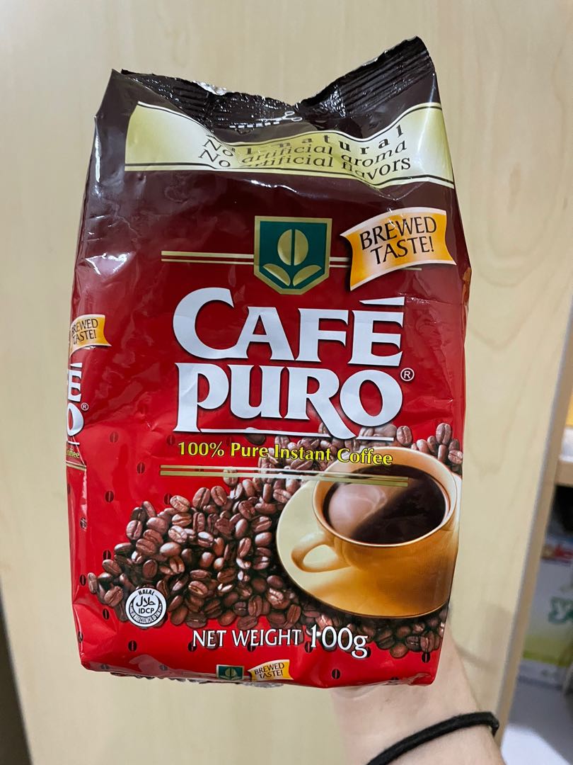 Cafe Puro Instant Coffee 100g, Food & Drinks, Beverages on Carousell