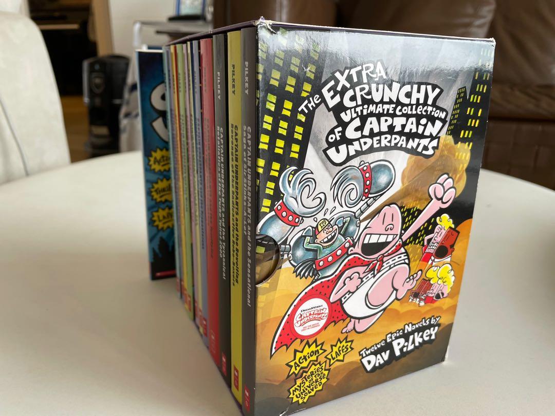 Captain Underpants Ultimate Collection Extra Crunchy Book Set of 12, 興趣 ...