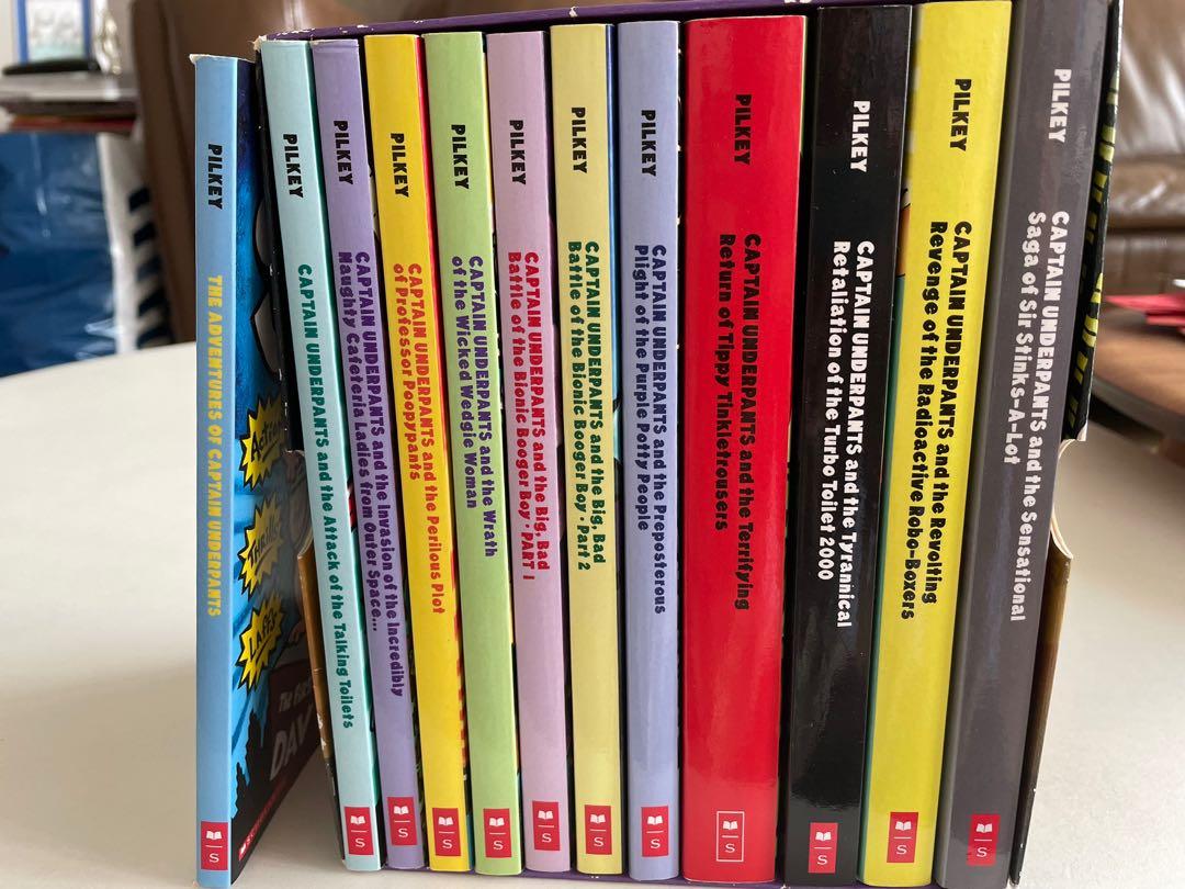 Captain Underpants Ultimate Collection Extra Crunchy Book Set of 12, 興趣 ...