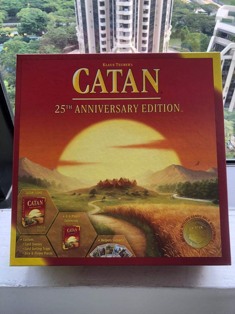 Catan (25th Anniversary Edition, authentic copy), Hobbies & Toys, Toys ...