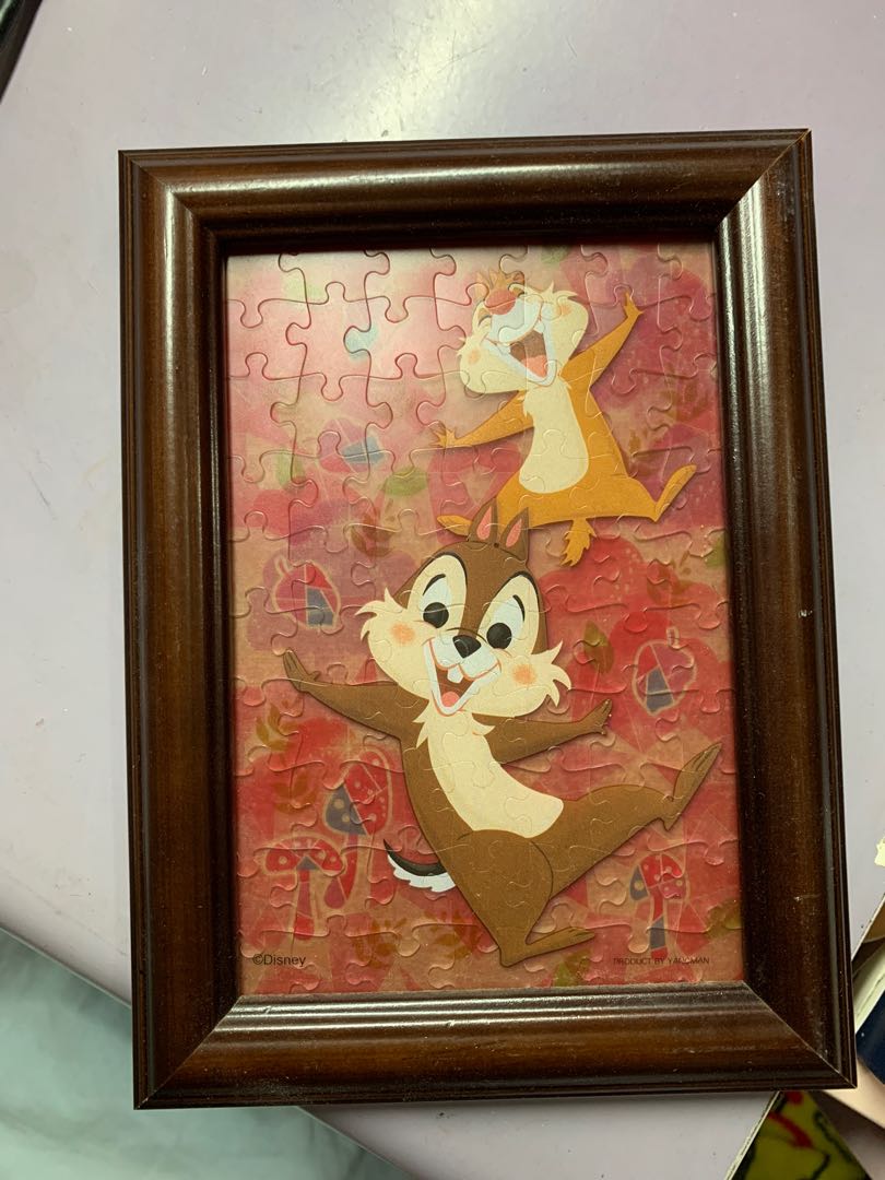 Chip and dale puzzle, 興趣及遊戲, 玩具 & 遊戲類 - Carousell