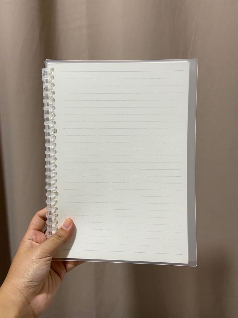 Clear Refillable Spiral Notebook, Hobbies & Toys, Stationary & Craft ...