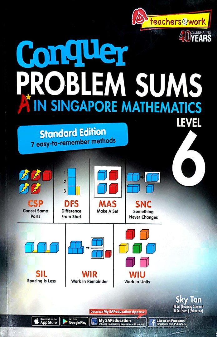 Conquer Problem Sums Primary 6 Standard Edition, Hobbies & Toys, Books ...