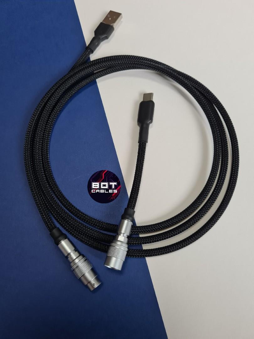 Custom straight aviator yc8 cable, Computers & Tech, Parts ...