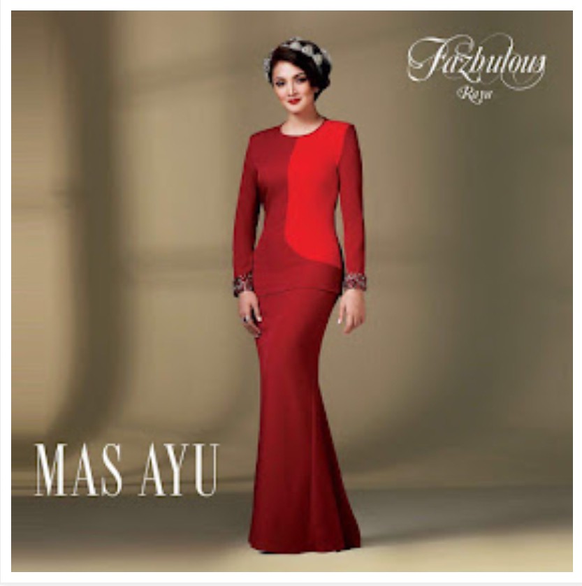 Fazbulous Raya Mas Ayu, Women's Fashion, Muslimah Fashion, Baju Kurung ...