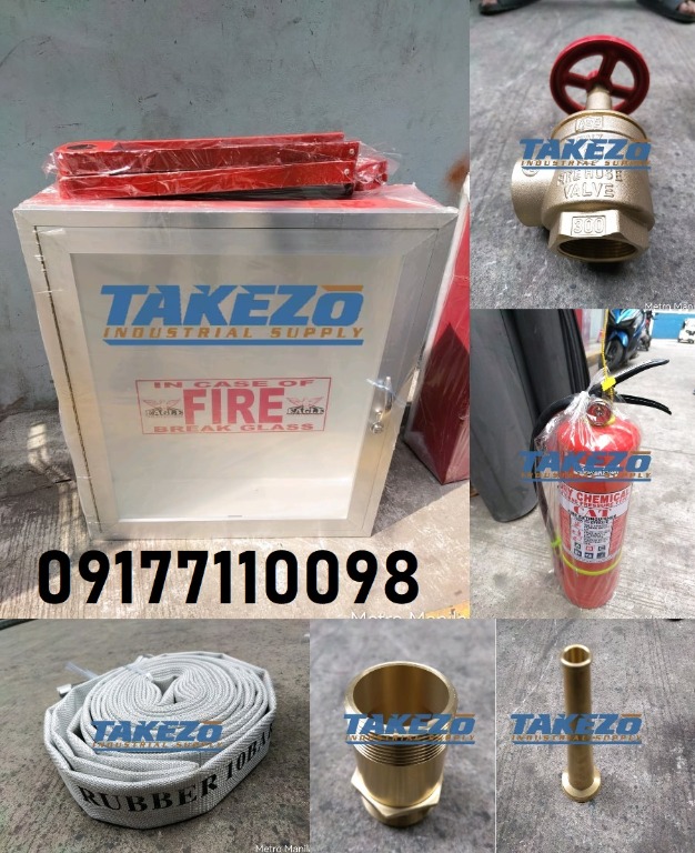 Fire Hose Cabinet with Complete Set, Commercial & Industrial ...