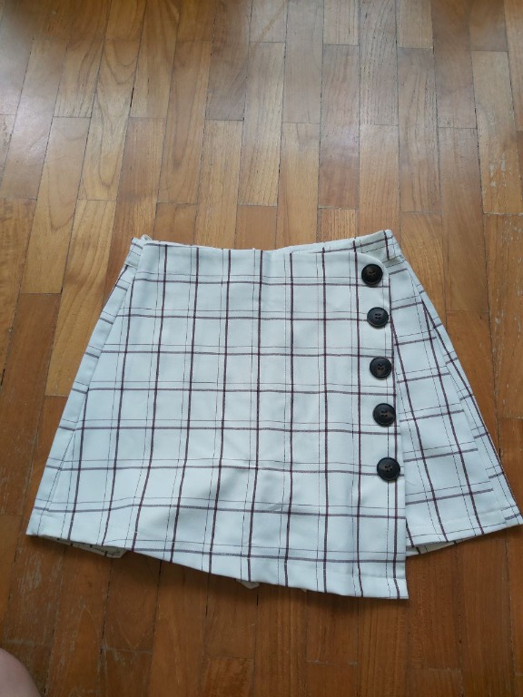 Formal Plaid Skorts Womens Fashion Bottoms Other Bottoms On Carousell