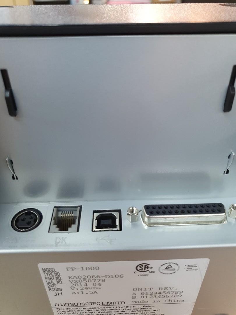 Fujitsu FP-1000 Pos Thermal printer, Computers & Tech, Office ...