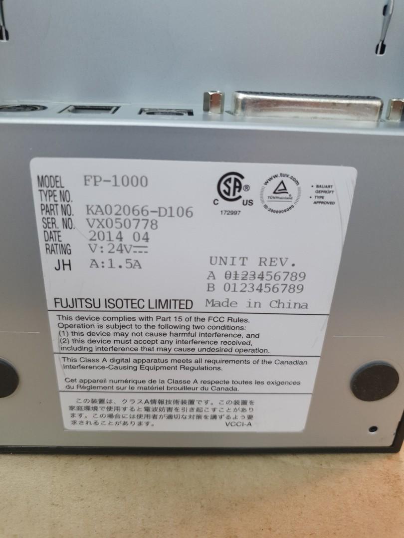 Fujitsu FP-1000 Pos Thermal printer, Computers & Tech, Office ...