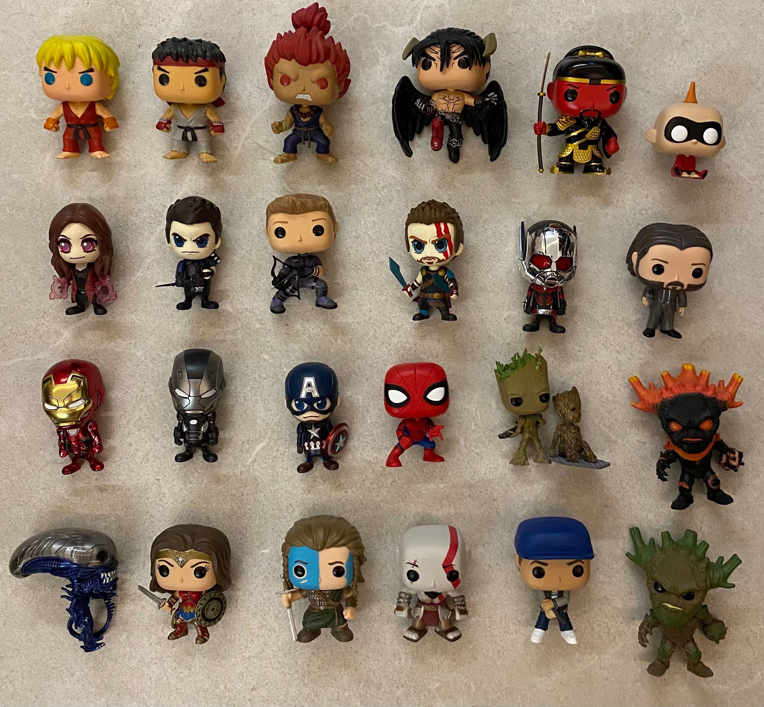 Funko Pop Action Figure Figurine Horror Marvel Avengers Iron Man Street ...