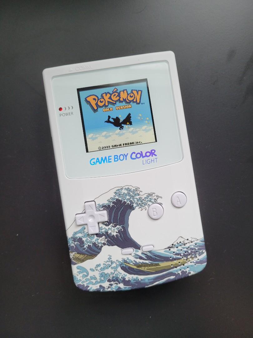 Gameboy Color Backlit Screen + Wave Shell Nintendo Game Boy Color GBC ...