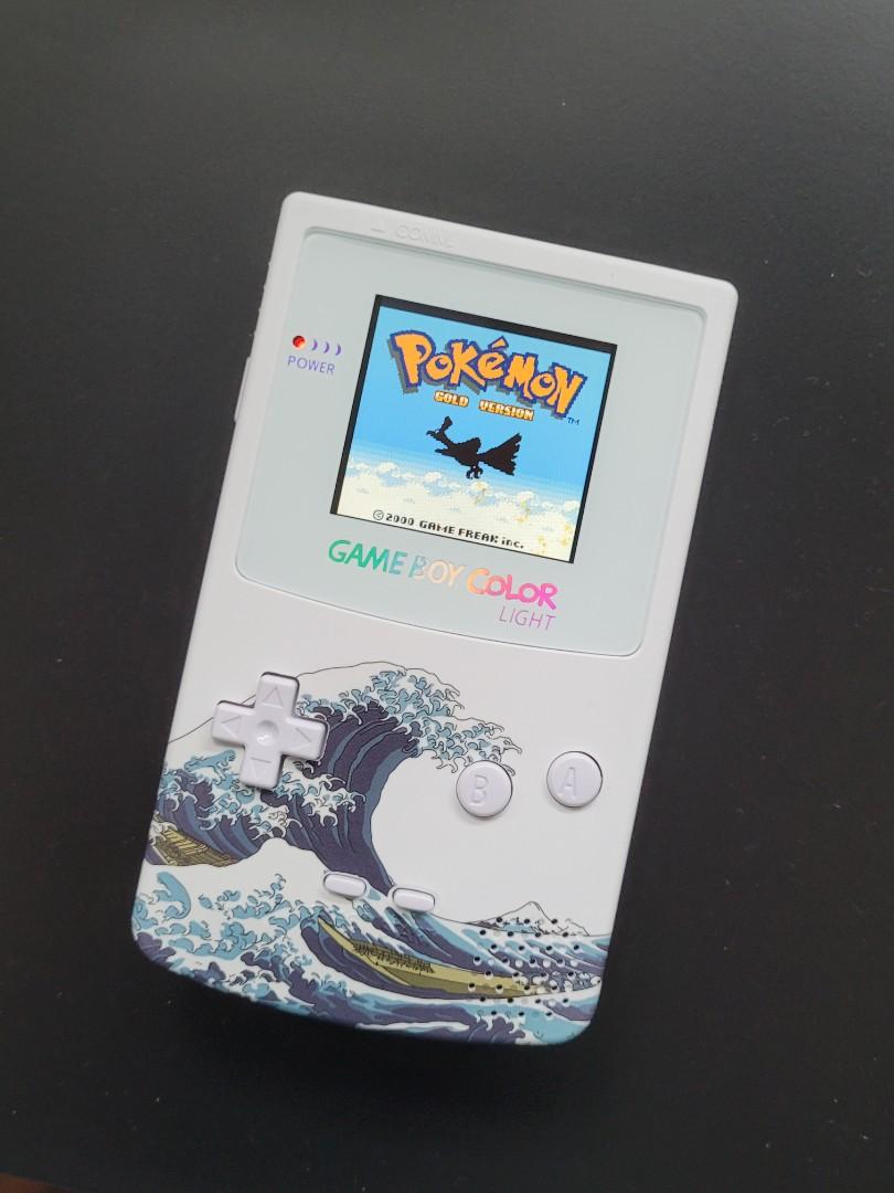 Gameboy Color Backlit Screen + Wave Shell Nintendo Game Boy Color GBC ...
