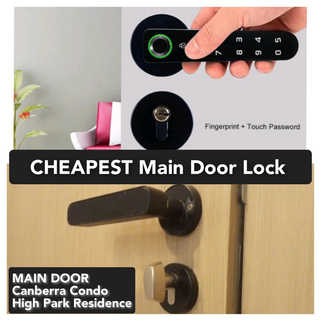 Global3 Unilock Smart Level Lock G3-1221 #Fingerprint #Password #Key # ...