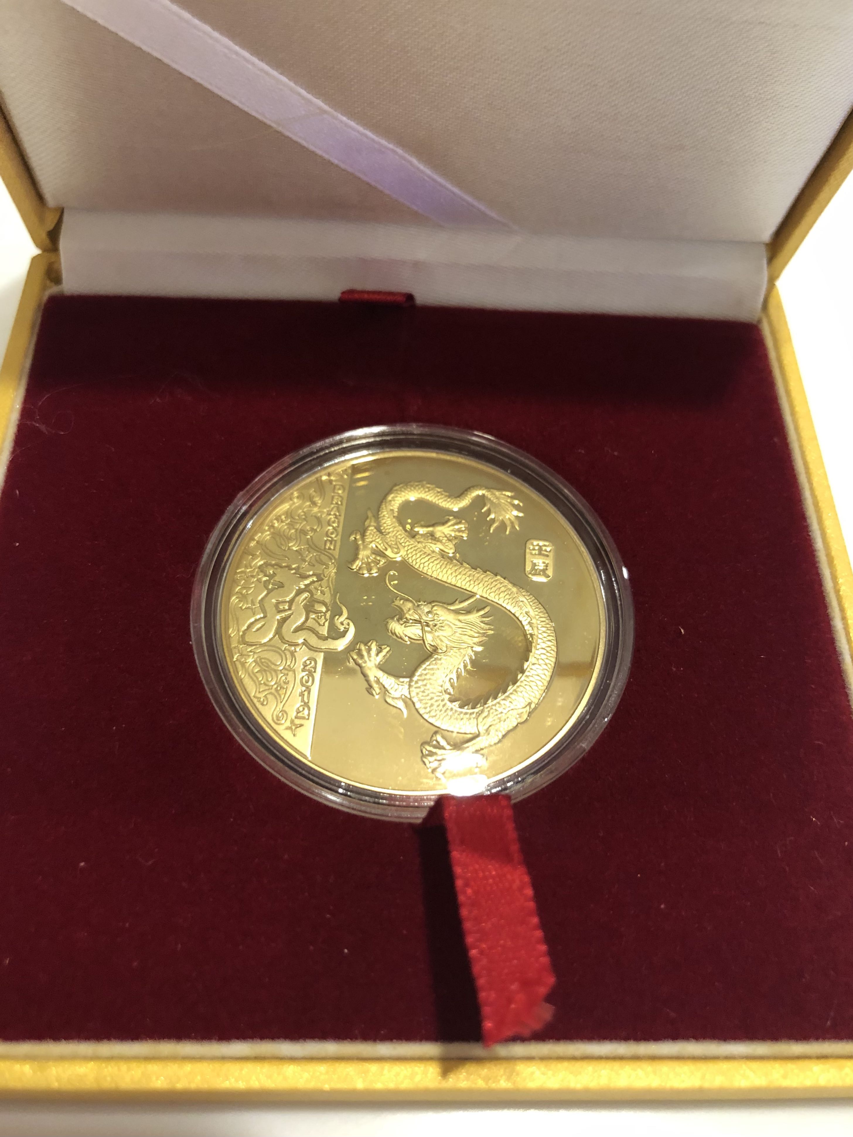 Gold Coin For CNY - Dragon, Hobbies & Toys, Memorabilia & Collectibles ...