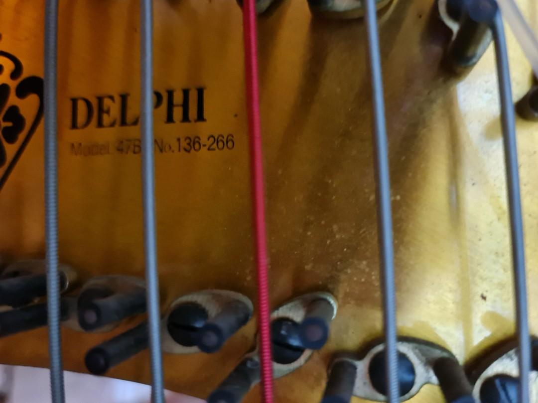 GRAND Concert harp 47 string Aoyama, Hobbies & Toys, Music & Media ...