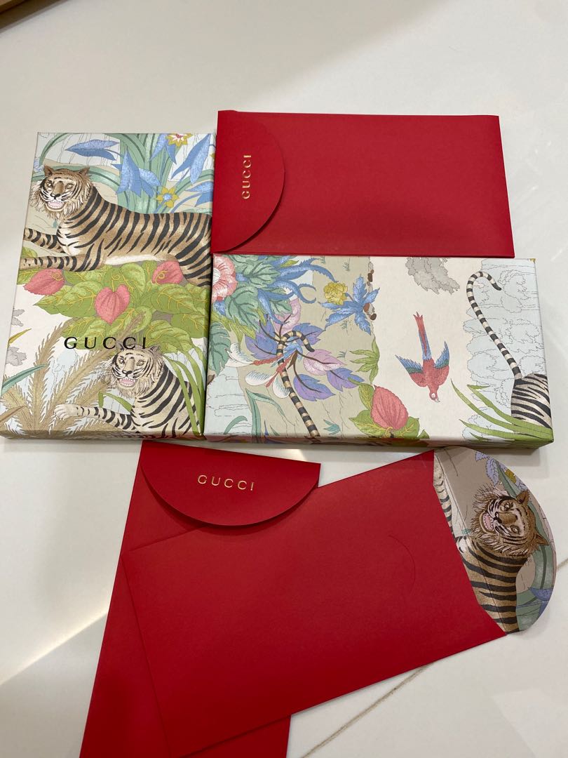 Gucci 2022 Tiger Red packets, Hobbies & Toys, Stationery & Craft, Craft ...