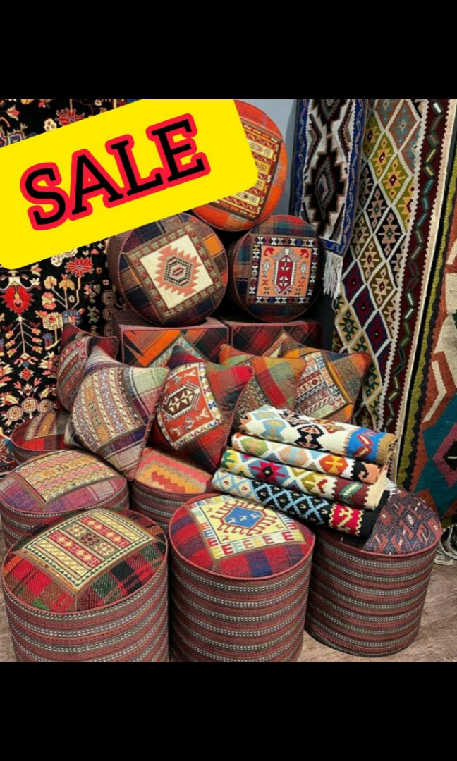 Hand made persian stool, Furniture & Home Living, Furniture, Chairs on ...