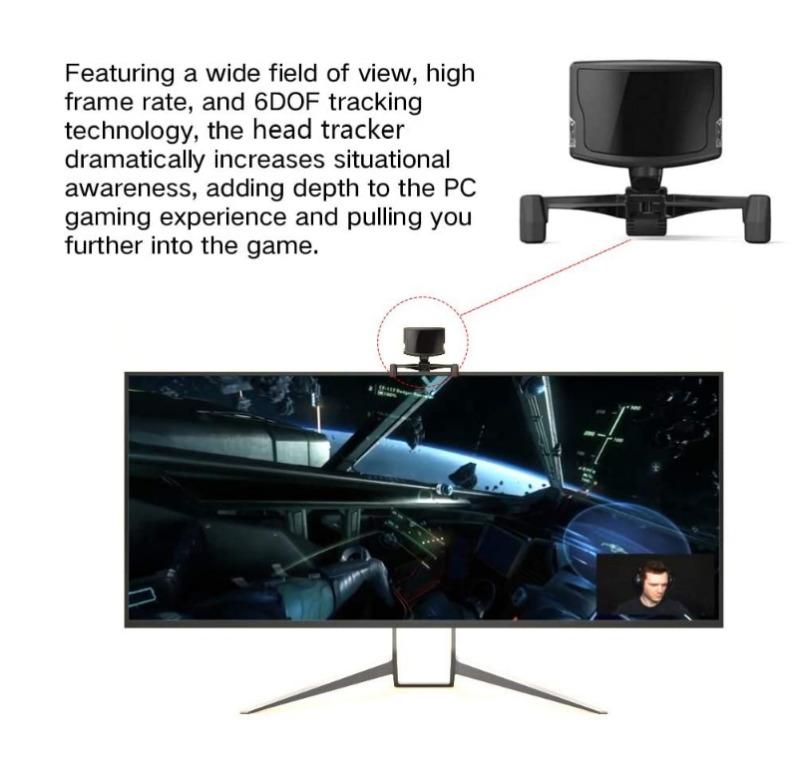 Head sight tracker for TrackNP 5 6DOF Head Tracking Gaming Professional ...