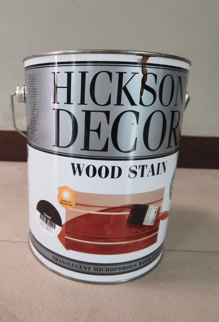 Hickson Deco Wood Stain 5L, Furniture & Home Living, Home Improvement ...