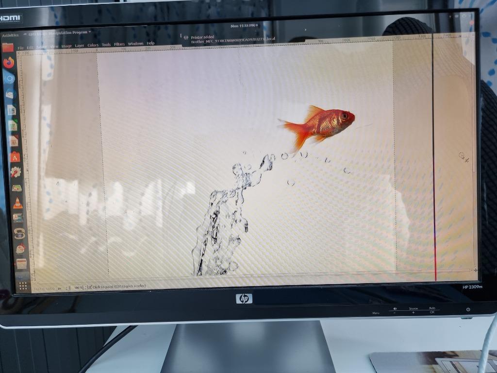HP Pavilion 2309m LCD wide-screen HDMI monitor, 23-inch wide-screen ...