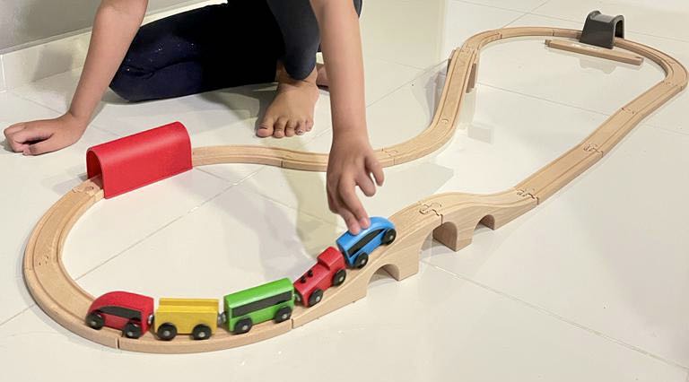IKEA Train Set, Hobbies & Toys, Toys & Games on Carousell