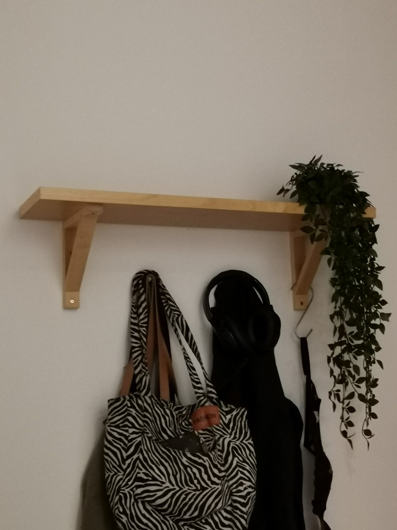 IKEA Wall Mounted besta shelf with Brackets set Minimalist Wood ...