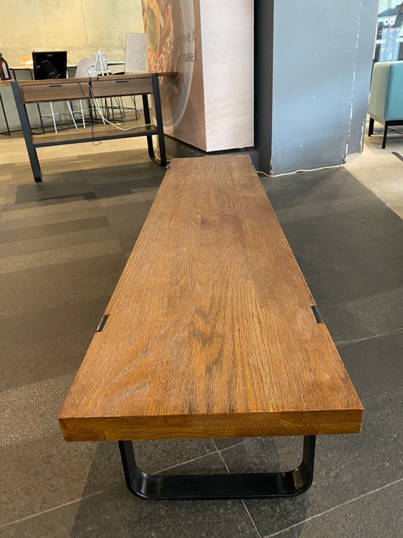 Industrial style bench, Furniture & Home Living, Furniture, Chairs on ...