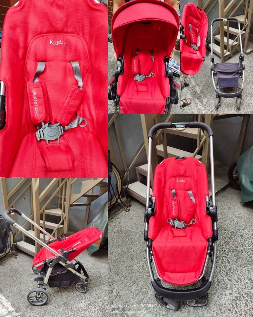 Kiddy Red Stroller, Babies & Kids, Going Out, Strollers on Carousell