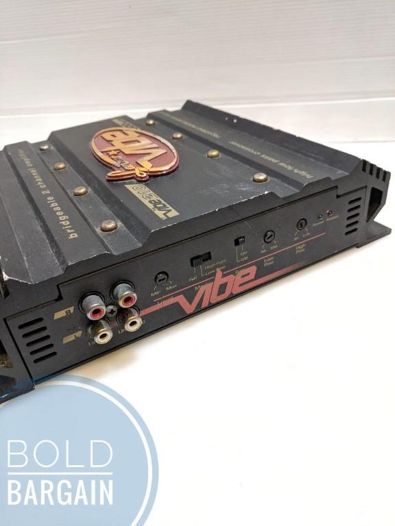 Lanzar vibe 210 Stereo Bridgeable Car Audio 300W Power Amplifier, Audio ...