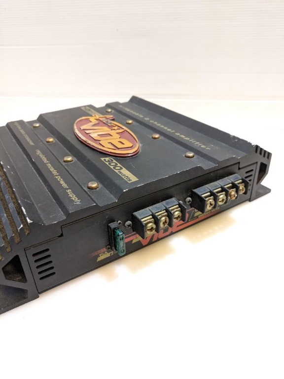 Lanzar vibe 210 Stereo Bridgeable Car Audio 300W Power Amplifier, Audio ...