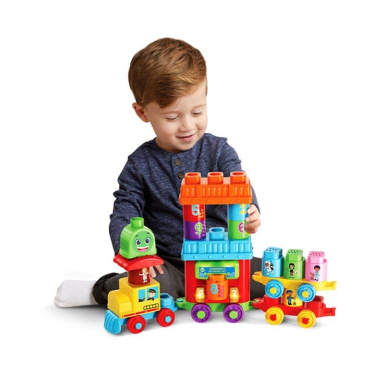LeapFrog Leapbuilders Block Play - 123 Counting Train | Talking Block ...