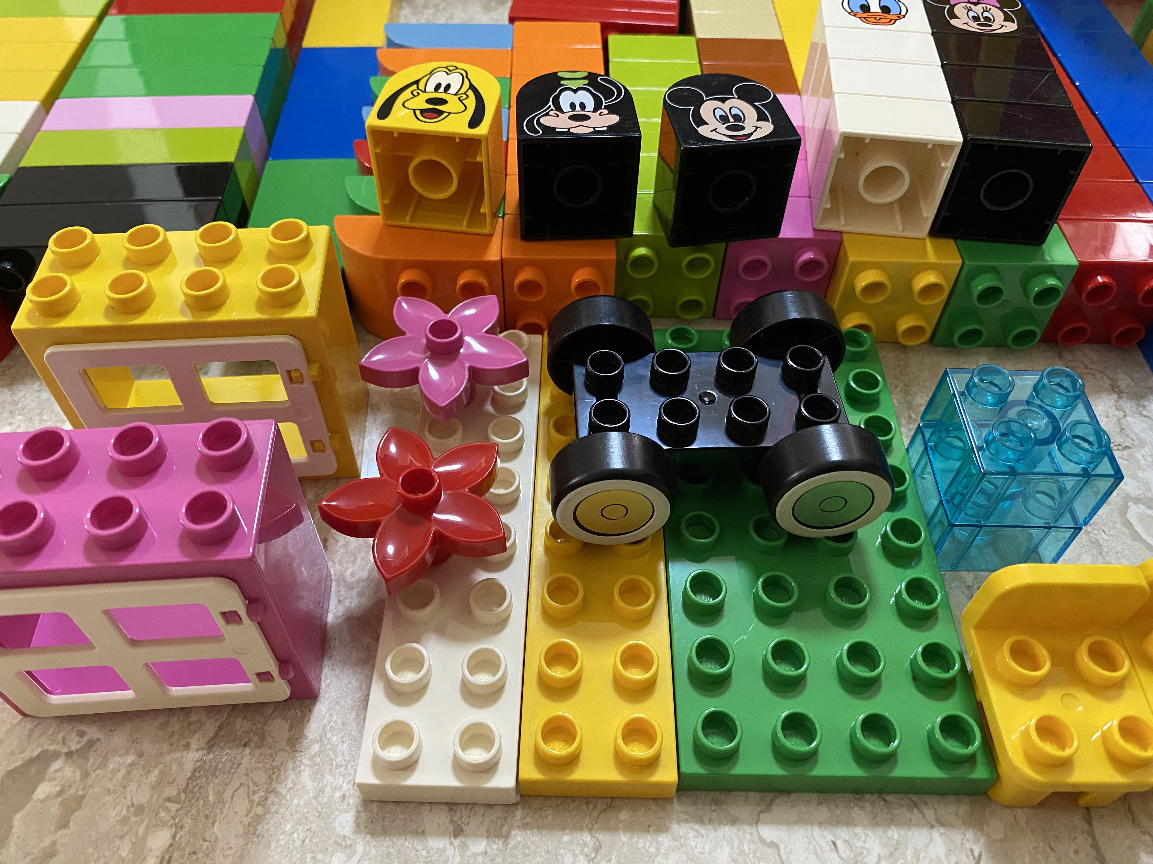 Lego Duplo + storage box, Babies & Kids, Infant Playtime on Carousell