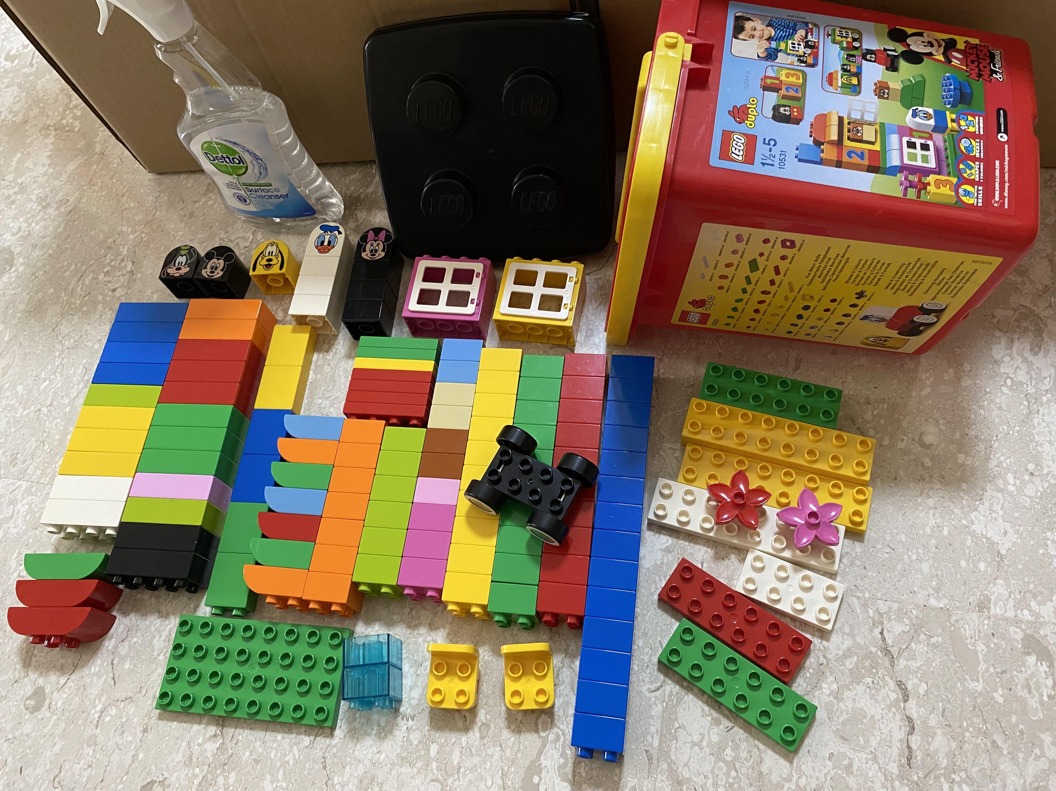 Lego Duplo + storage box, Babies & Kids, Infant Playtime on Carousell