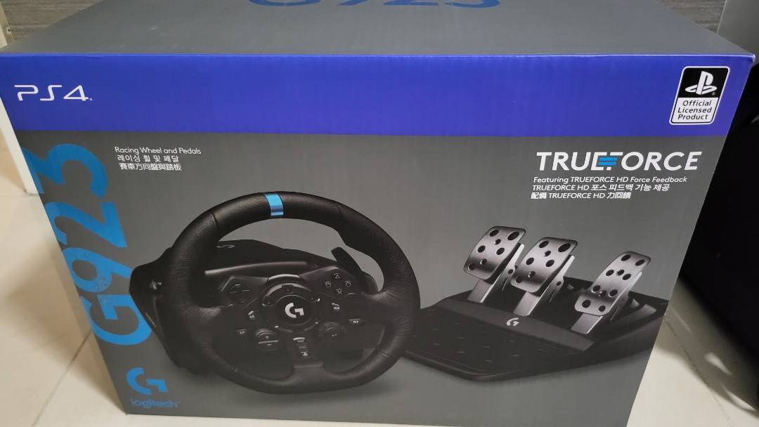 Logitech G923 PS5/PS4/PC Wheel with Box, Video Gaming, Gaming ...