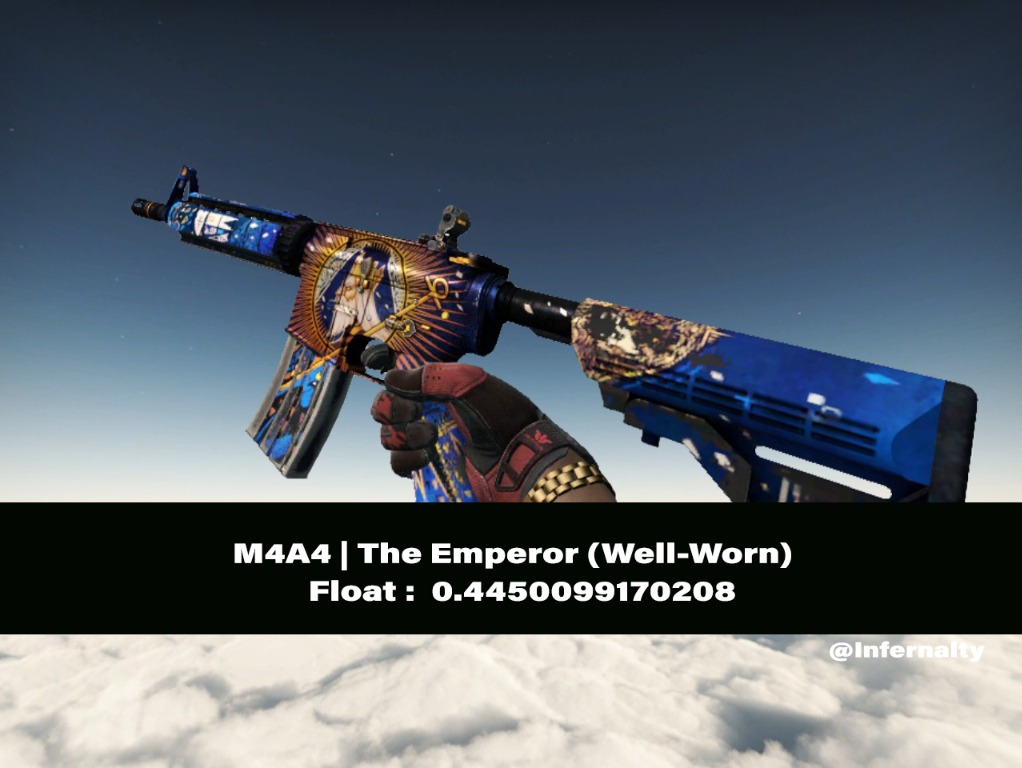 M4A4 The Emperor WW CSGO SKINS KNIVES, Video Gaming, Gaming Accessories ...