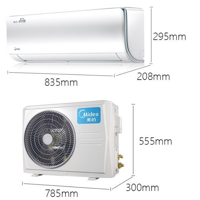 Midea Split-Type Inverter Aircon. Cooling & Heating, TV & Home ...