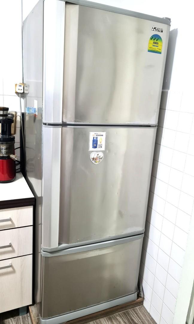 Mitsubishi Refrigerator 365 litre, TV & Home Appliances, Kitchen ...