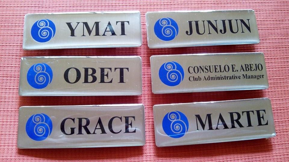 Nameplate Reusable Nameplates magnetic stainless nameplate Cloth tag ...