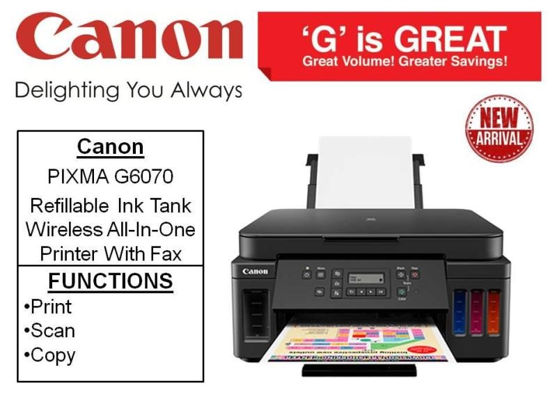 New - Canon PIXMA G6070 AIO Printer, Computers & Tech, Printers ...