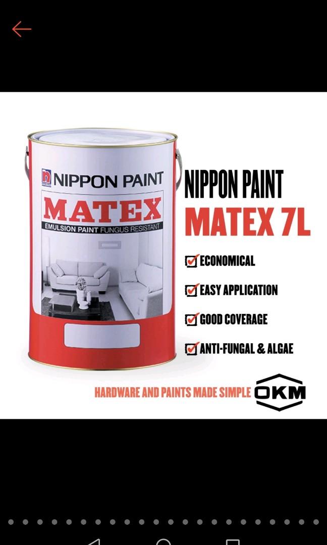nippon paint white 9102, Furniture & Home Living, Home Improvement ...