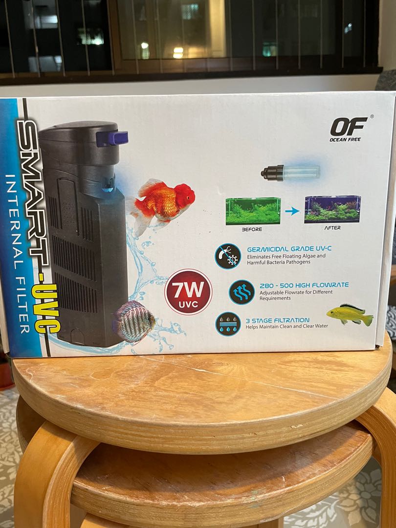 Ocean Free OF Smart UVC Internal Filter, Pet Supplies, Homes & Other ...