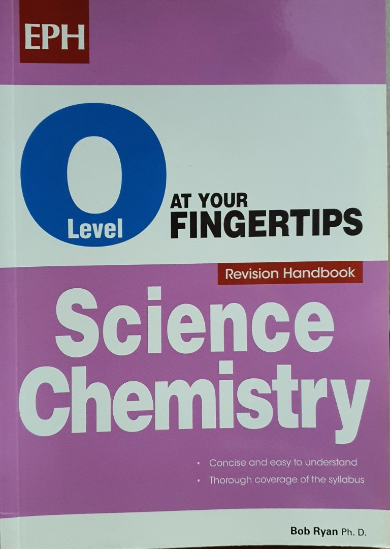 O'levels science chemistry revision handbook, Hobbies & Toys, Books ...
