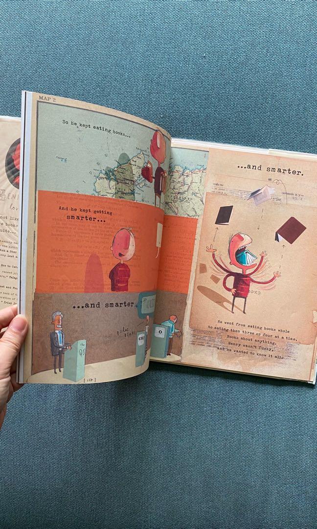 Oliver Jeffers The Incredible Book Eating Boy, Hobbies & Toys, Books ...