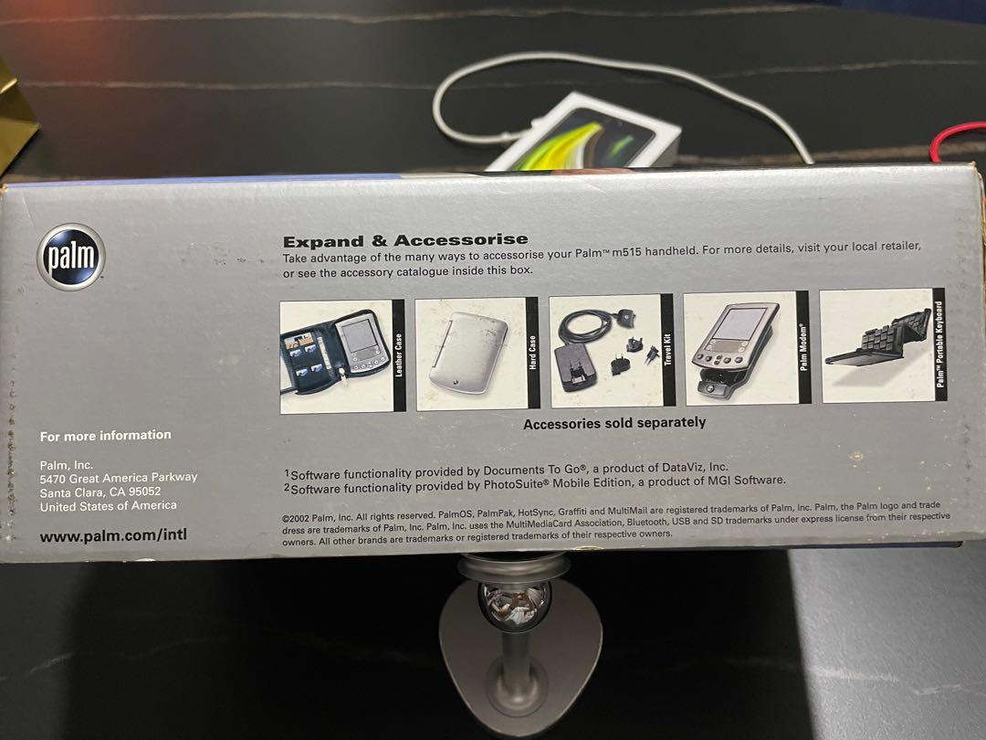 PALM M515 HANDHELD PDA WITH EVERYTHING IN ORIGINAL PACKAGE, Computers ...