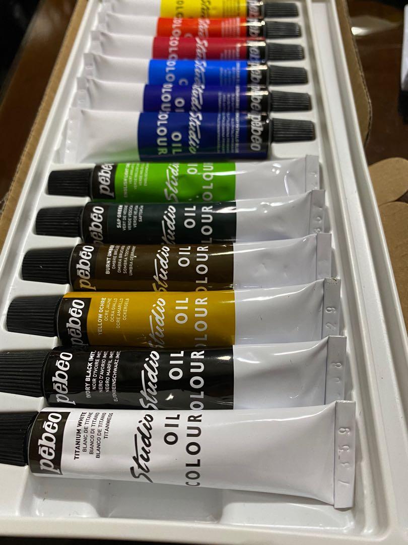 Pebeo Oil Colors (12 Colors), Hobbies & Toys, Stationary & Craft, Art ...
