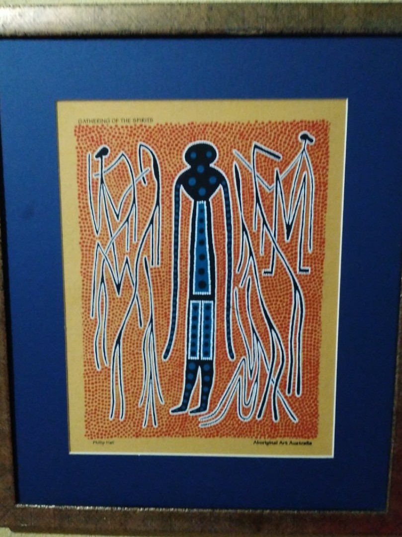phillip hall aboriginal art australia, Furniture & Home Living, Home ...