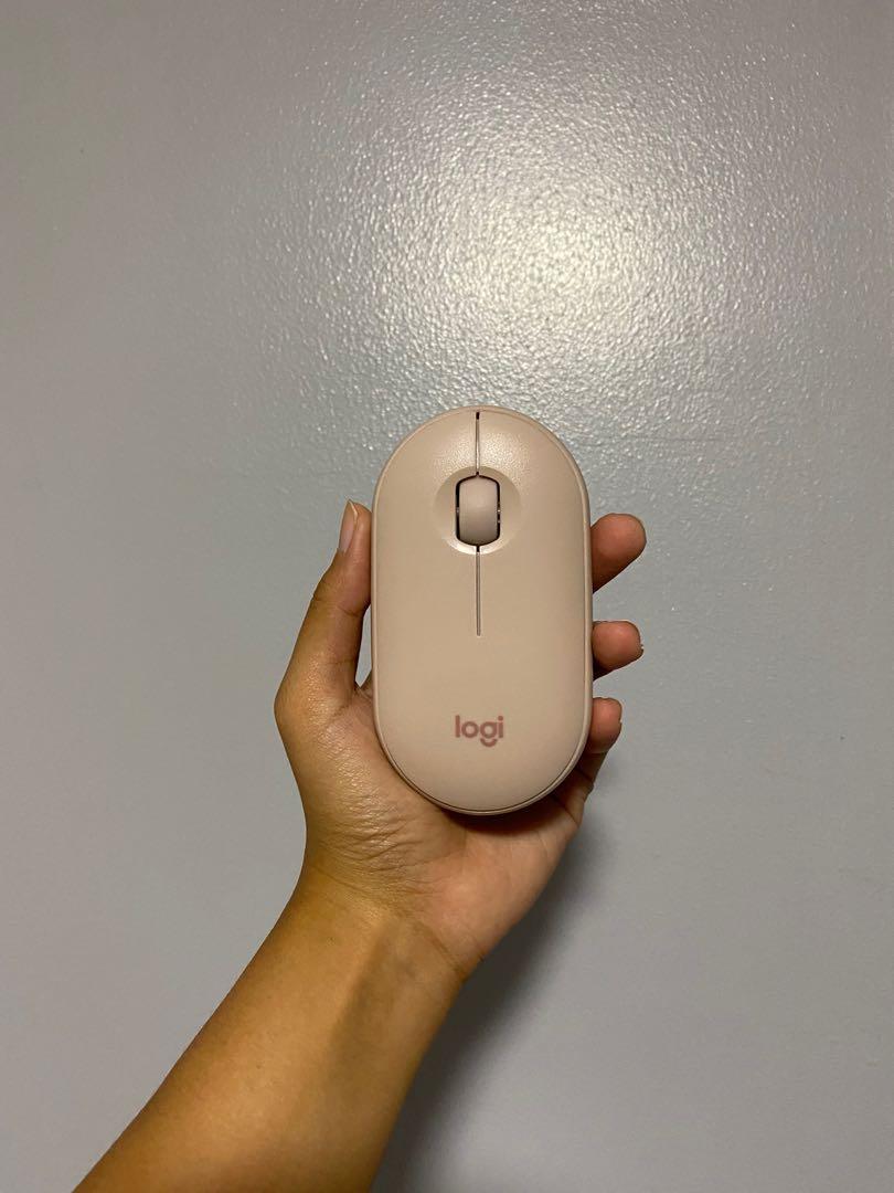 Pink Logitech Mouse and Keyboard, Computers & Tech, Parts & Accessories ...