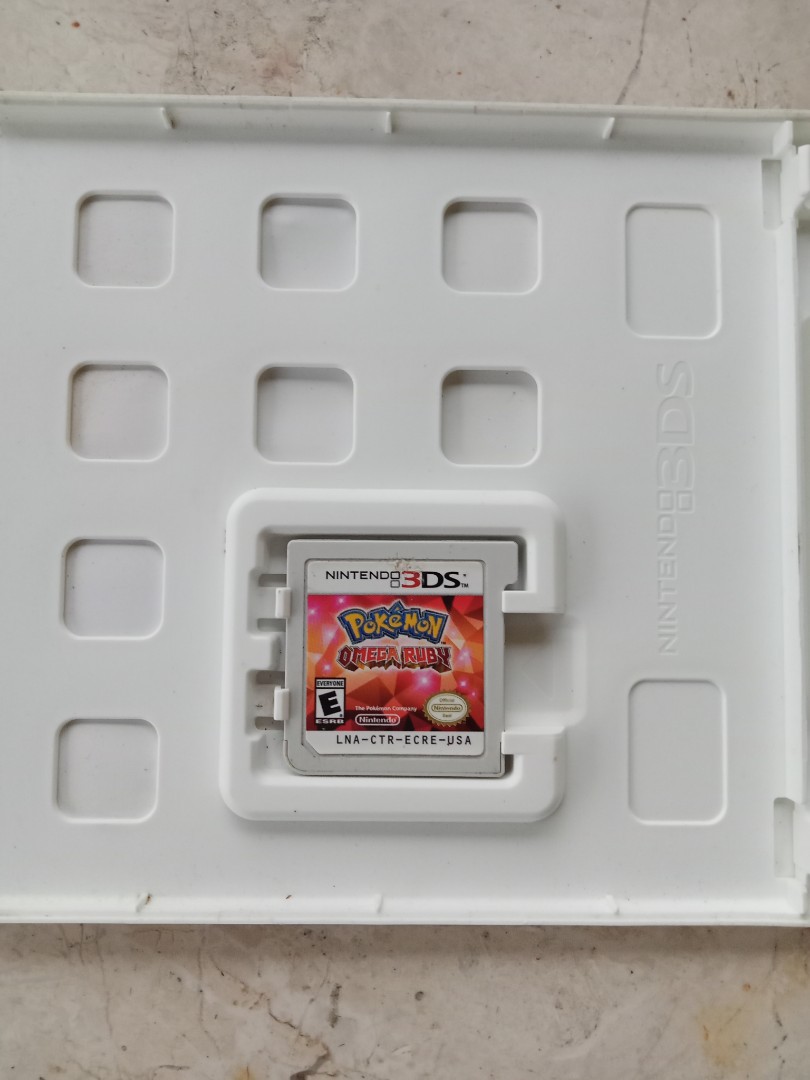 pokemon omega ruby cartridge, Video Gaming, Video Games, Nintendo on ...