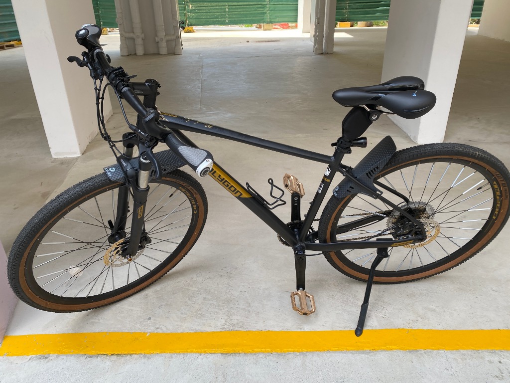 Polygon Heist X7 2021 Hybrid Bike Frame Size L, Sports Equipment ...